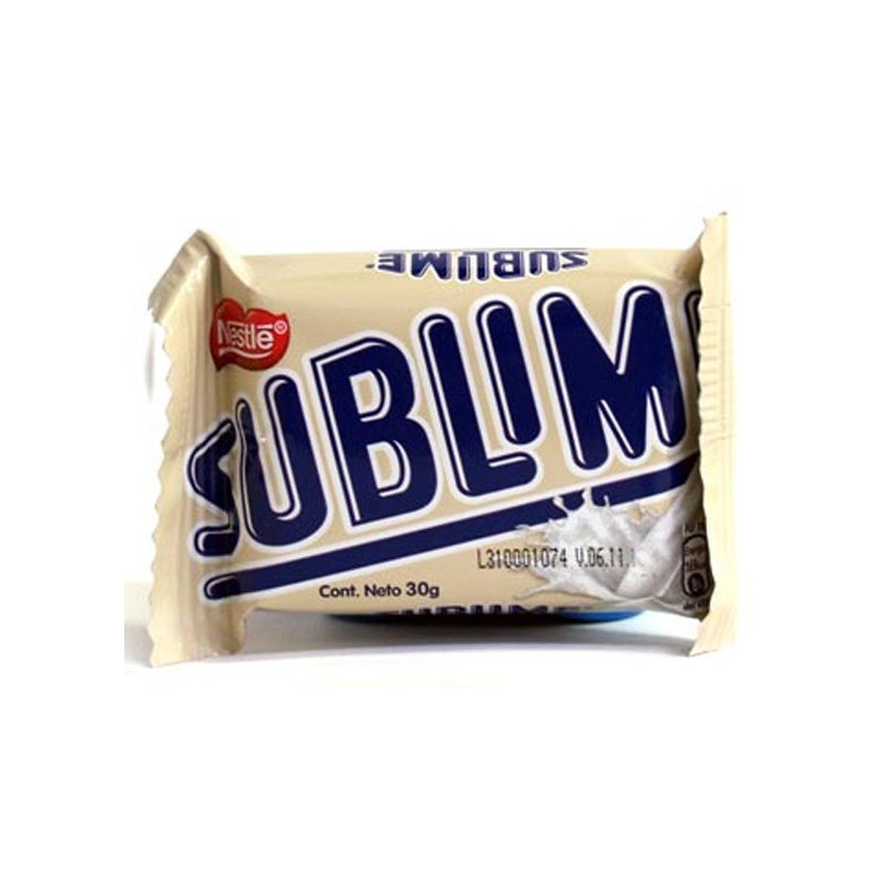 Sublime blanco Chocolate sonrisa 32g